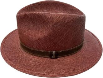 Borsalino Homme, Accessoires, Brun, Taille: 58 CM Country Panama Quito Medium Brim
