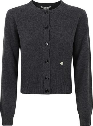 J.W.Anderson cardigan à broderies - Gris