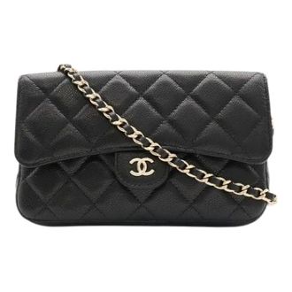 Chanel Sac bandouli&egrave;re vintage Pre-owned - Femme - Pre-owned - Noir - Taille: ONE Size
