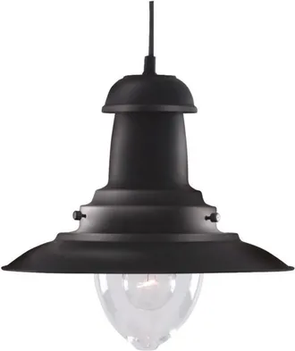 Searchlight Luminaire suspendu de style industriel salon salle &agrave; manger plafonnier suspension noir