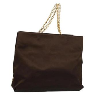 Prada Pre-owned Satin prada-taschen - - Pre-owned - Damen - Braun - ONE SIZE