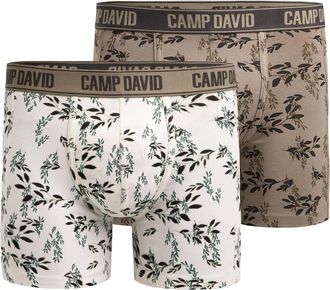 Camp David Boxershorts mit All Over Print, 2er-Pack