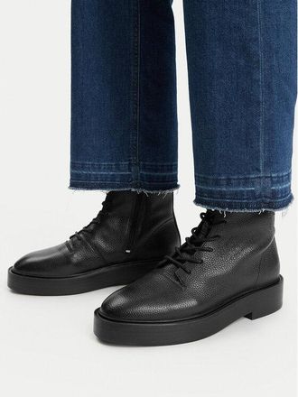 Calvin Klein Schn&uuml;rschuhe Conc Welt Lace Up Boot Lth HW0HW03209 Schwarz
