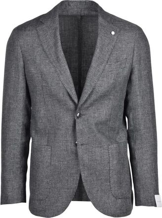 Luigi Bianchi Mantova Homme, Vestes, Gris, Taille: L Giacca Stondata