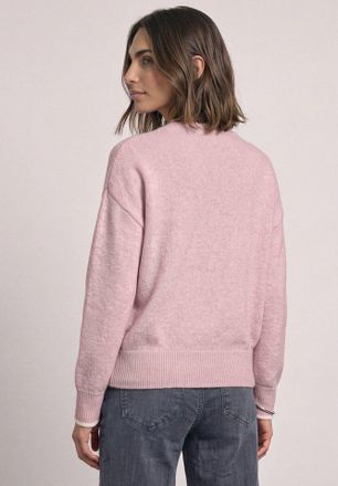 Street One Rundhalspullover aus softem Materialmix