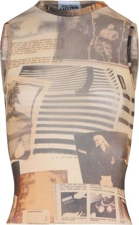 Jean Paul Gaultier Femme, Tops, Multicolore, Taille: 38 FR Tank Top