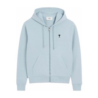 Ami De Coeur Zipped Hoodie - - Sweatshirts & Hoodies - Herren - Blau - 3XL
