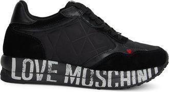 Love Moschino Baskets de course quotidiennes - Femme - Chaussures - Noir - Taille: 37 EU
