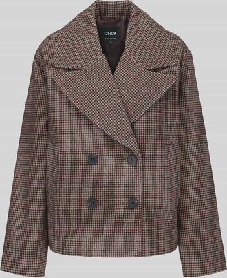 Only Relaxed Fit Jacke aus Wollmix