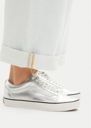 Vans Sneakers aus Stoff Old Skool VN000E8WH271 Silberfarben