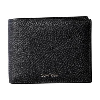 Calvin Klein Foil Embossed Logo Slim Trifold Wallet + Card Case - - Accessories - Herren - Schwarzk - ONE SIZE