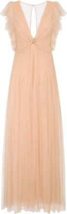 Elisabetta Franchi Femme, Robes, Rose, Taille: 40 FR Evening Tulle Dress