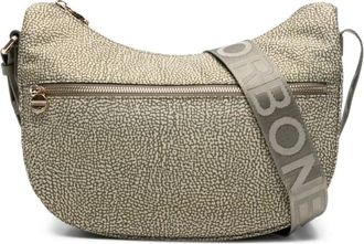 Borbonese Femme, Sacs, Vert, Taille: ONE Size Luna Bag