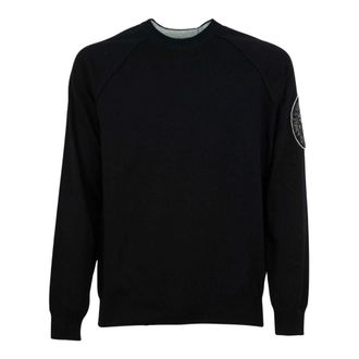 Stone Island Rundhals-Strickpullover 7815523B7 - - Knitwear - Herren - Schwarzk - 2XL