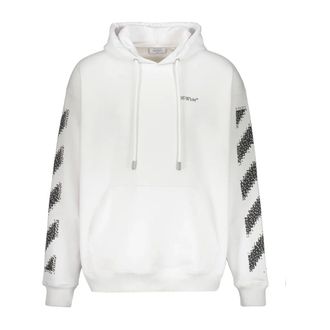 Off-white Homme, Sweatshirts et sweats &agrave; capuche, Blanc, Taille: S Logo SweaT-shirt