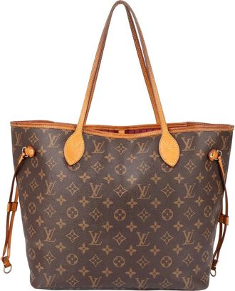 Louis Vuitton Crossbody Bags - Louis Vuitton Canvas Monogram Neverfull MM Shopper - Gr. unisize - in Braun - f&uuml;r Damen