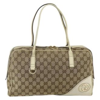 Gucci Sac bandouli&egrave;re vintage doccasion - Femme - Pre-owned - Brun - Taille: ONE Size