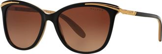 Ralph Lauren Femme, Accessoires, Noir, Taille: 54 MM Cat Eye Lunettes de soleil