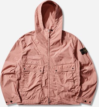 Stone Island Men s Light Compact Touch Poly-TC Hooded Jacket Oleander