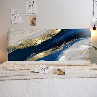 Generic Kopfteilbezug Bettkopfteil Hussen F&uuml;r Einzel-/Kingsize-/Doppelbett-Kopfteile Waschbarer Elastischer Bett Kopfteil Abdeckung Bett Kopfteil Staubschutzb