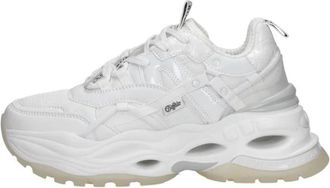 Buffalo Femme, Chaussures, Blanc, Taille: 37 EU Triplet Hollow Baskets Laag