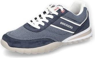 Dockers by Gerli Baskets basses pour homme, chaussures basses, semelle intérieure amovible, Bleu marine 660, 43 EU