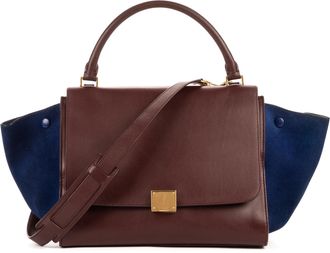 Celine Crossbody Bags - Medium Bicolor Trapeze - Gr. unisize - in Blau - f&uuml;r Damen