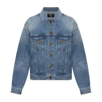 Balmain Denim Jacket - - Jackets - Herren - Blau - S