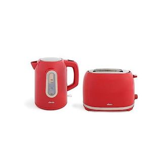 Livoo Set petit d&eacute;jeuner DOD160RC - Bouilloire : 1,7L, 1850-2200W, Grille-pain : 2 fentes, 700-850W