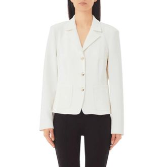 Liu Jo Wei&szlig;e Jacke aus Polyester und Viskose - - Jackets - Damen - Wei&szlig; - L