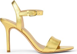 Ralph Lauren GWEN METALLIC NAPPA LEATHER SANDAL