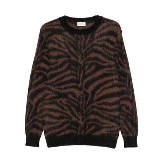 P.A.R.O.S.H. Round-Neck Strickwaren - - Knitwear - Damen - Braun - L