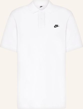 Nike Piqué-Poloshirt weiss