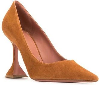 Generic Escarpins &eacute;l&eacute;gants en Daim &agrave; Talons Hauts pour Femmes Confortables &agrave; Enfiler Talons Aiguilles Sexy Chaussures de Ville &agrave; Bout Pointu Couleur Unie &eacute;l&eacute;g