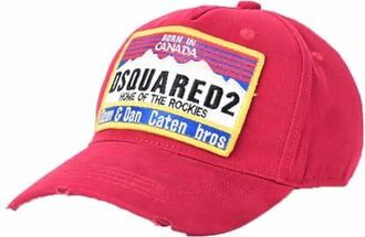 Generic DSQUARED2S Casquette de baseball classique pour homme - Casquette dété décontractée - Broderie classique - Snapback, Rouge, Taille unique