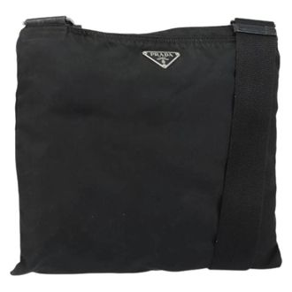 Prada Pre-owned Nylon Umh&auml;ngetasche - - Pre-owned - Damen - Schwarzk - ONE SIZE