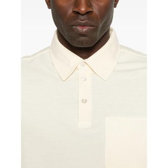Moncler Cotton Piqu&eacute; Polo Shirt - Beige