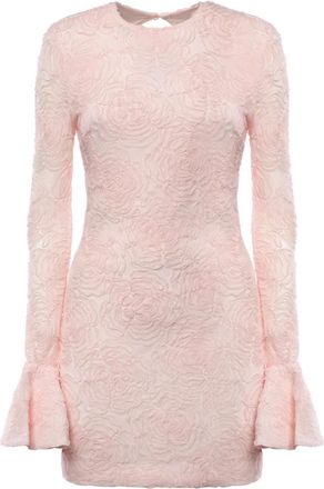 Rotate Rotate Birger Christensen, Femme, Robes, Rose, Taille: 36 FR Mesh Frill Mini Dress