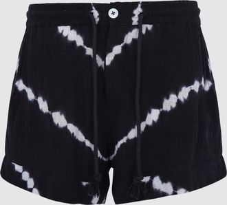 Maison Saint Julien Short Porticcio Tie-Dye Black Navy