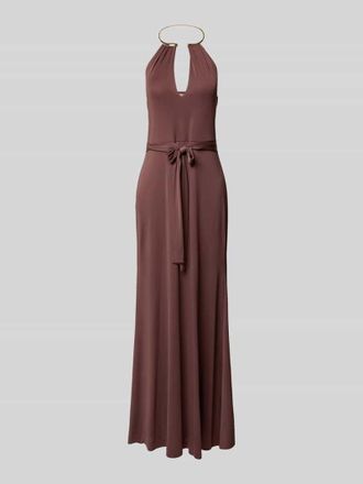 Rinascimento Abendkleid mit Neckholder in Ring-Optik