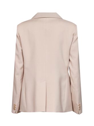 Max Mara Womens Blazer Wkdlamine Blush Wool Pink Virgin Jacket