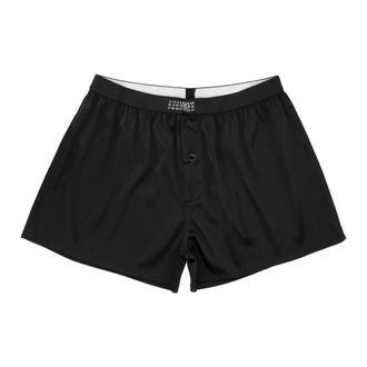 Maison Margiela Washed Silk Boxer - - Underwear - Damen - Schwarzk - XS
