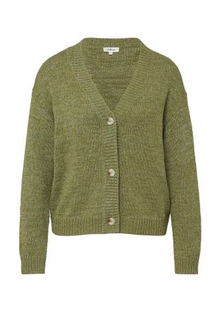 s.Oliver Cardigan Strickjacke Strickjacke aus B&auml;ndchengarn im Relaxed Fit