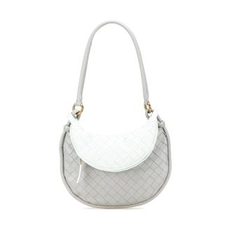 Bottega Veneta Sac &agrave; main Pre-owned en cuir tress&eacute; - Femme - Pre-owned - Gris - Taille: ONE Size