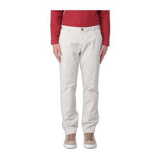 Blauer Pantalon chino en coton stretch - Homme - Pantalons - Gris - Taille: W34