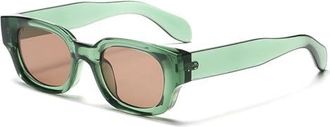 Generic Lunettes De Soleil Carr&eacute;es D&eacute;coratives For Femmes, For Le Sport, Les Vacances En Plein Air(Green)