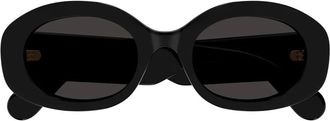 Chlo&eacute; Femme, Accessoires, Noir, Taille: 53 MM Naomy Oval Lunettes de soleil