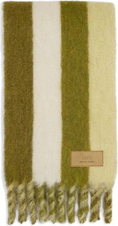 Ami T&uuml;cher & Schals - Rectangular Fringed Scarf - Gr. unisize - in Gold - f&uuml;r Damen