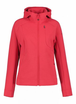 Icepeak Strickfleecejacke D STRICKFLEECEJACKE BUNNELL mit Kapuze, schnell trocknendes Material, 4-Wege-Stretchmaterial