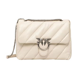 Pinko Pinko - Love Big Puff - Femme - Sacs - Beige - Taille: ONE Size